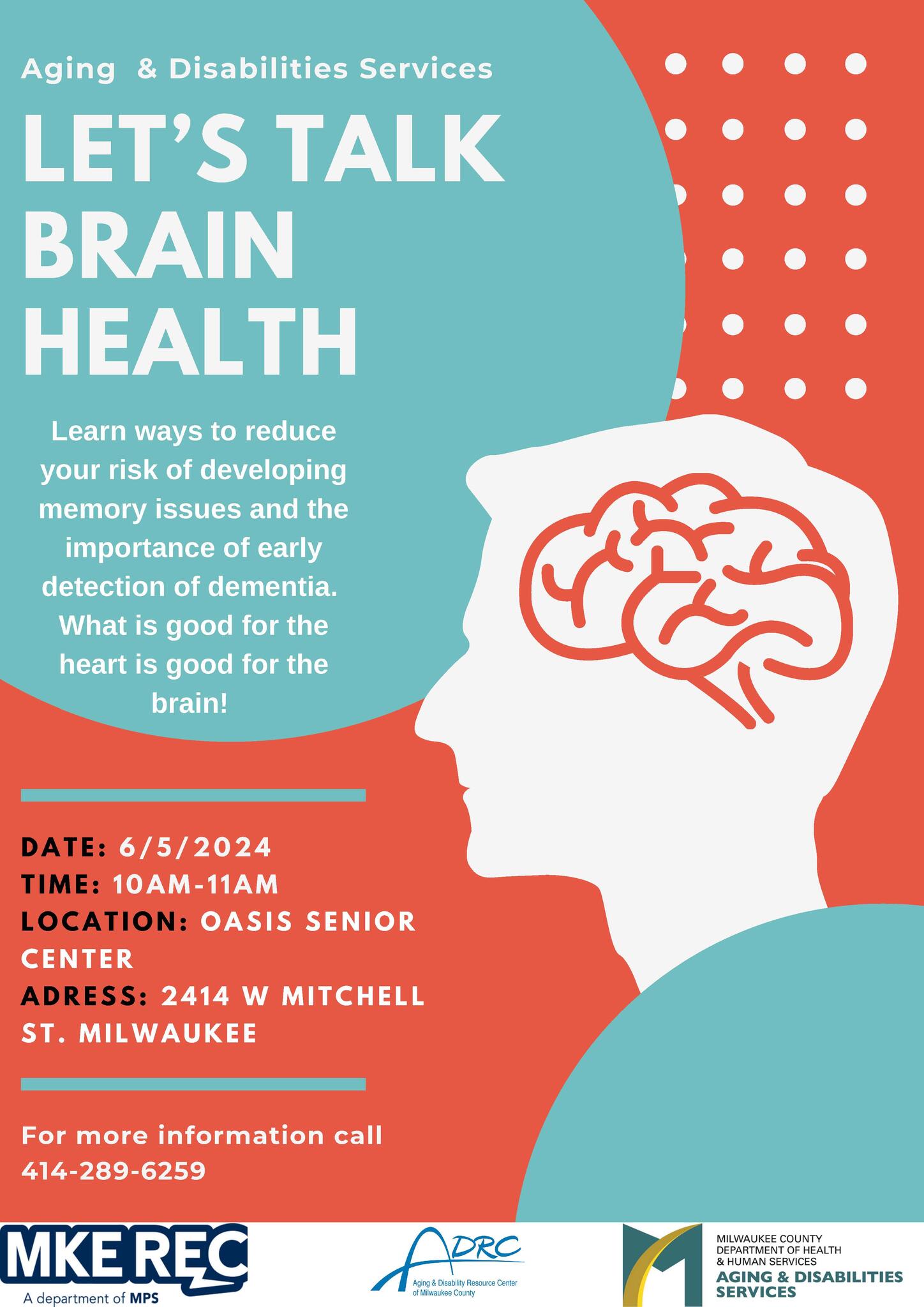 June is Alzheimer’s and Brain Health awareness month! (Milwaukee County ...