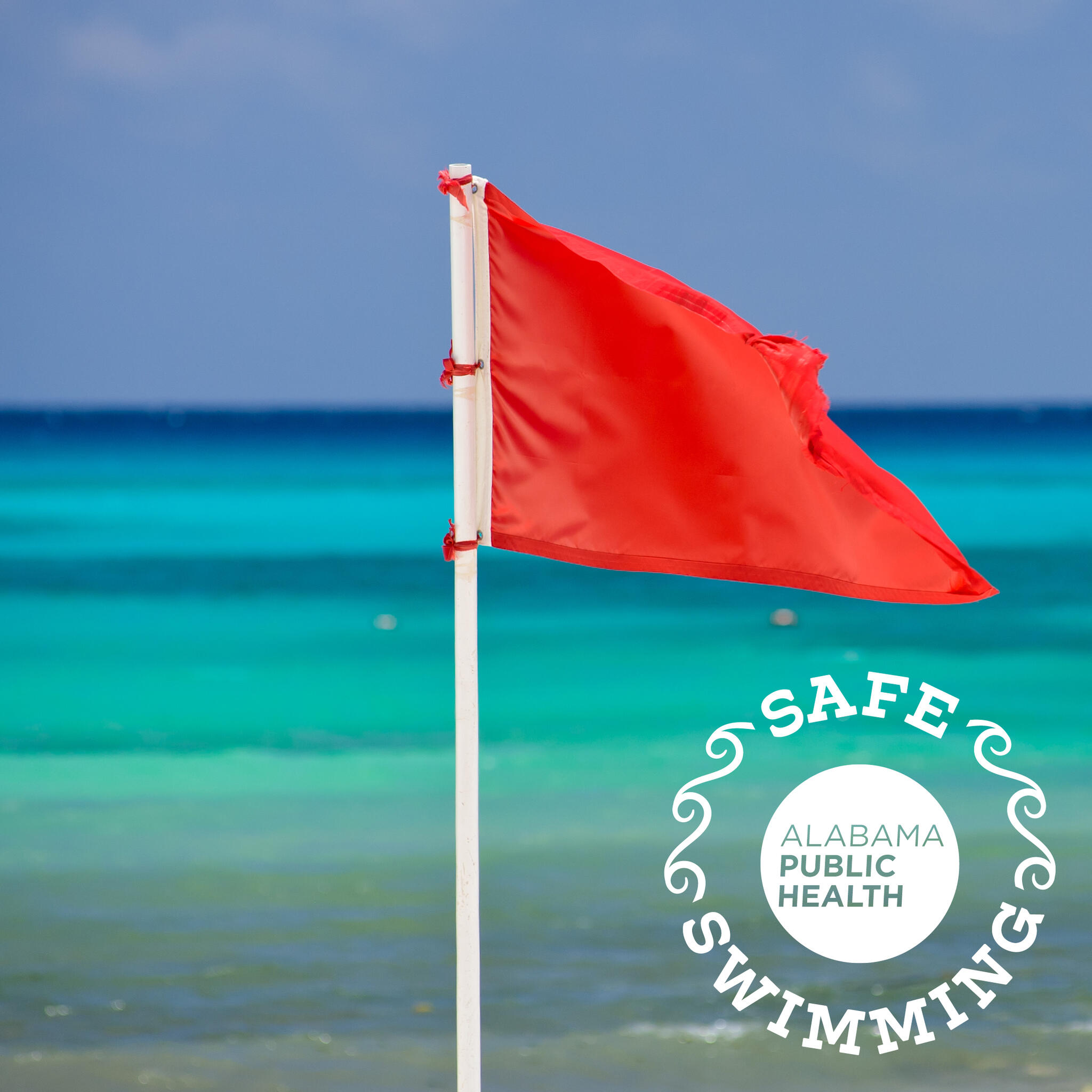 The colored flags flying at beaches are surf warning flags. (Alabama ...