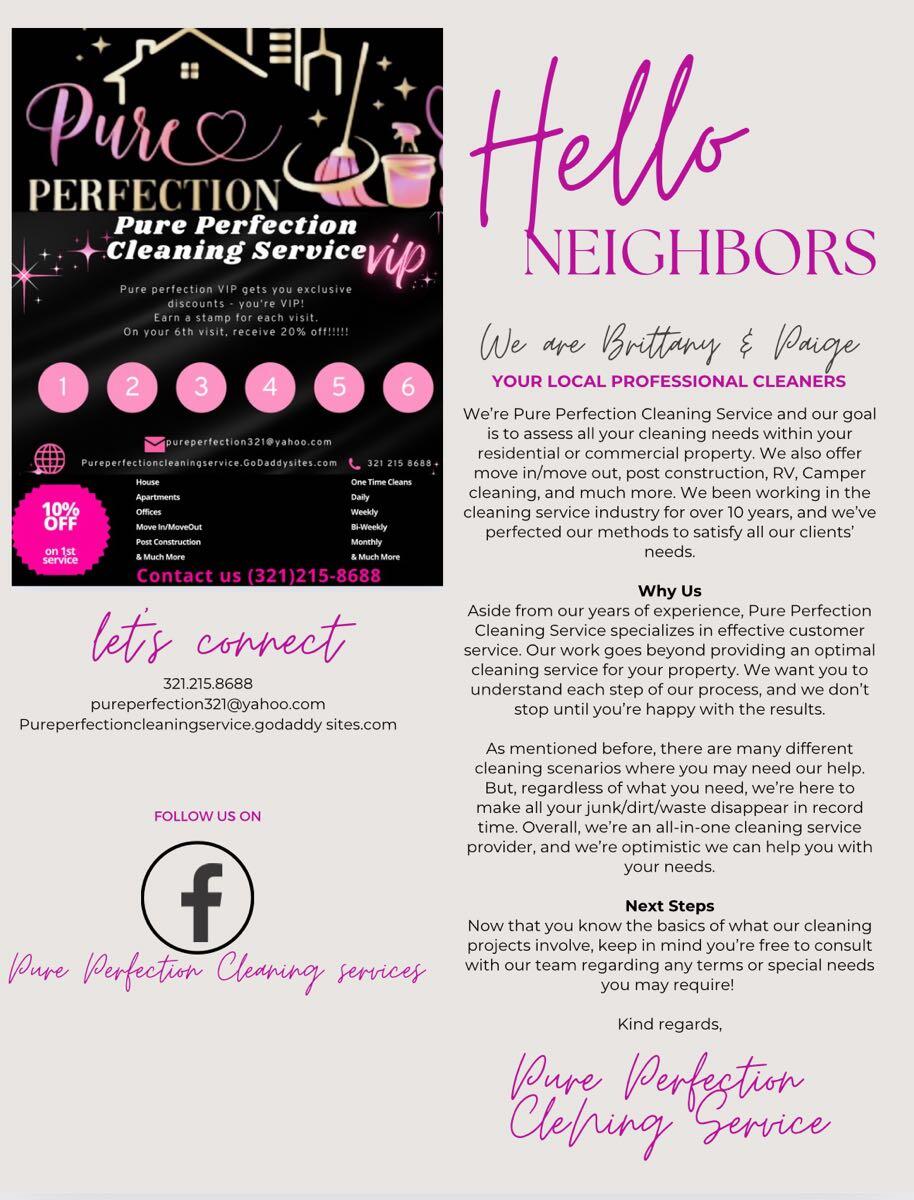 Pure Perfection Cleaning Services Of Florida LLC - Nextdoor
