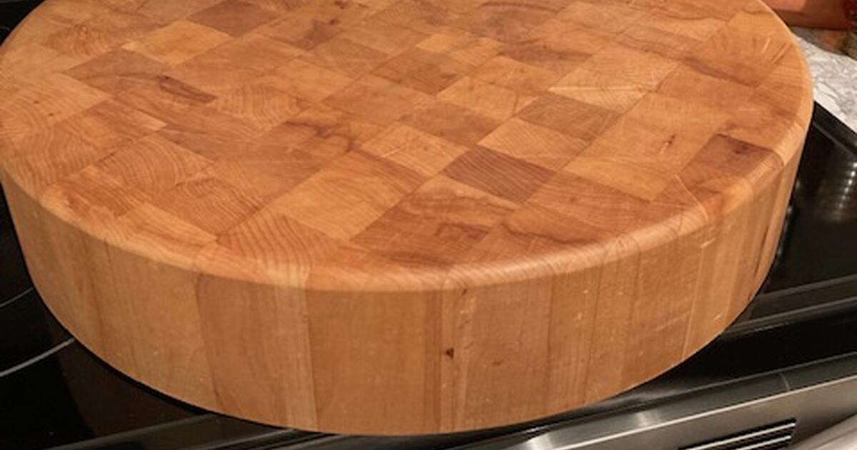 John Boos Maple End Grain 18" Round Chopping Block for $75 in Arlington ...