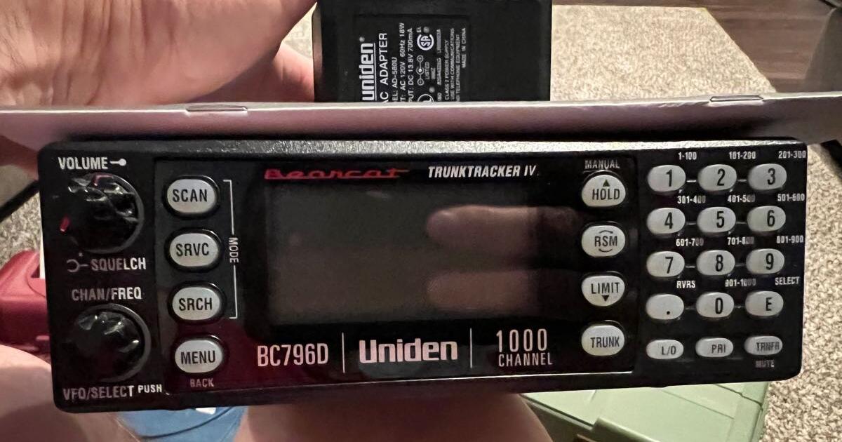 Uniden BC796D Scanner for $40 in Furlong, PA | For Sale & Free — Nextdoor