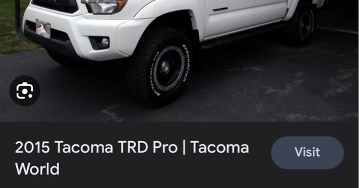2015 TRD PRO Tacoma for Free in Charlotte, NC | For Sale & Free — Nextdoor