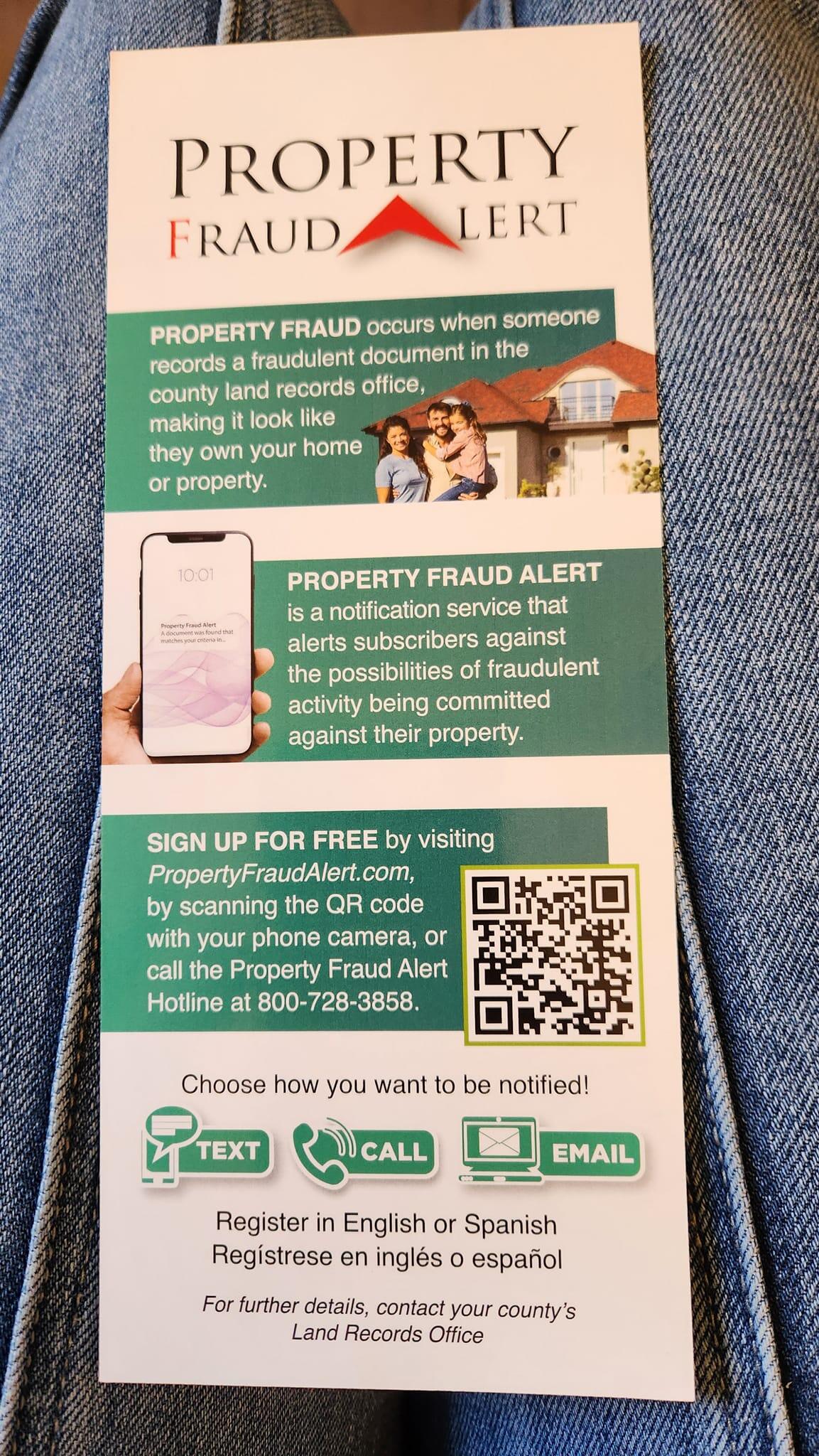 Our Property Fraud Alert system is now LIVE! (Comal County Commissioner Precinct 4) — Nextdoor ...