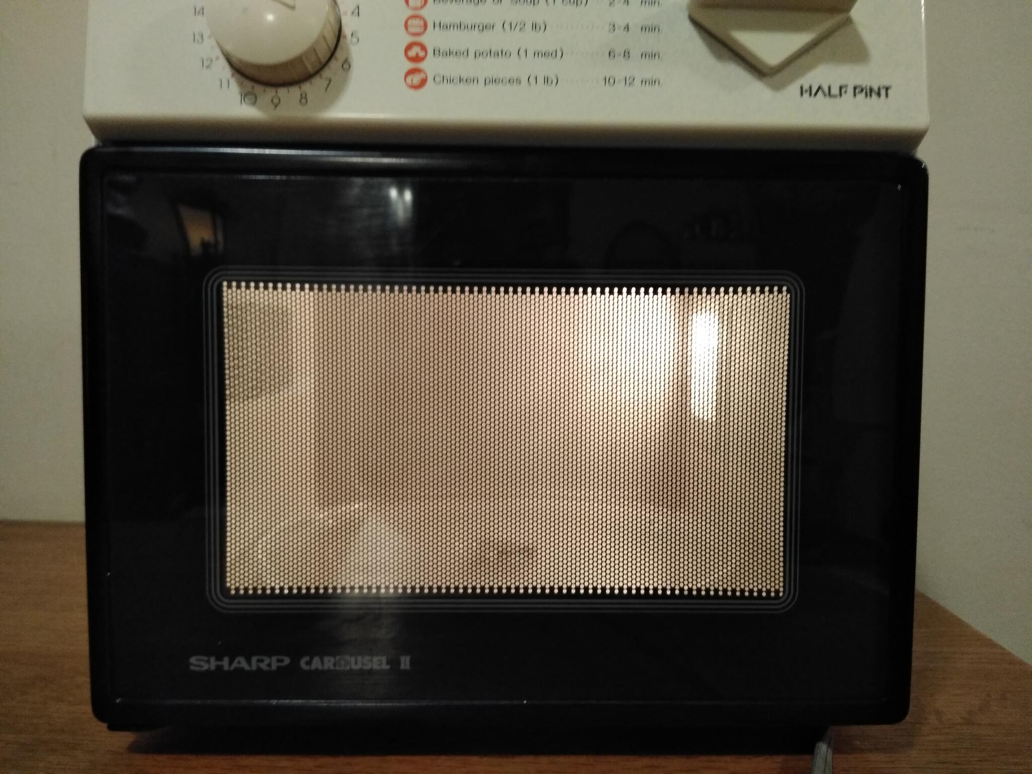 Vintage 1994 Sharp Carousel II Half Pint Microwave - Works great! for ...