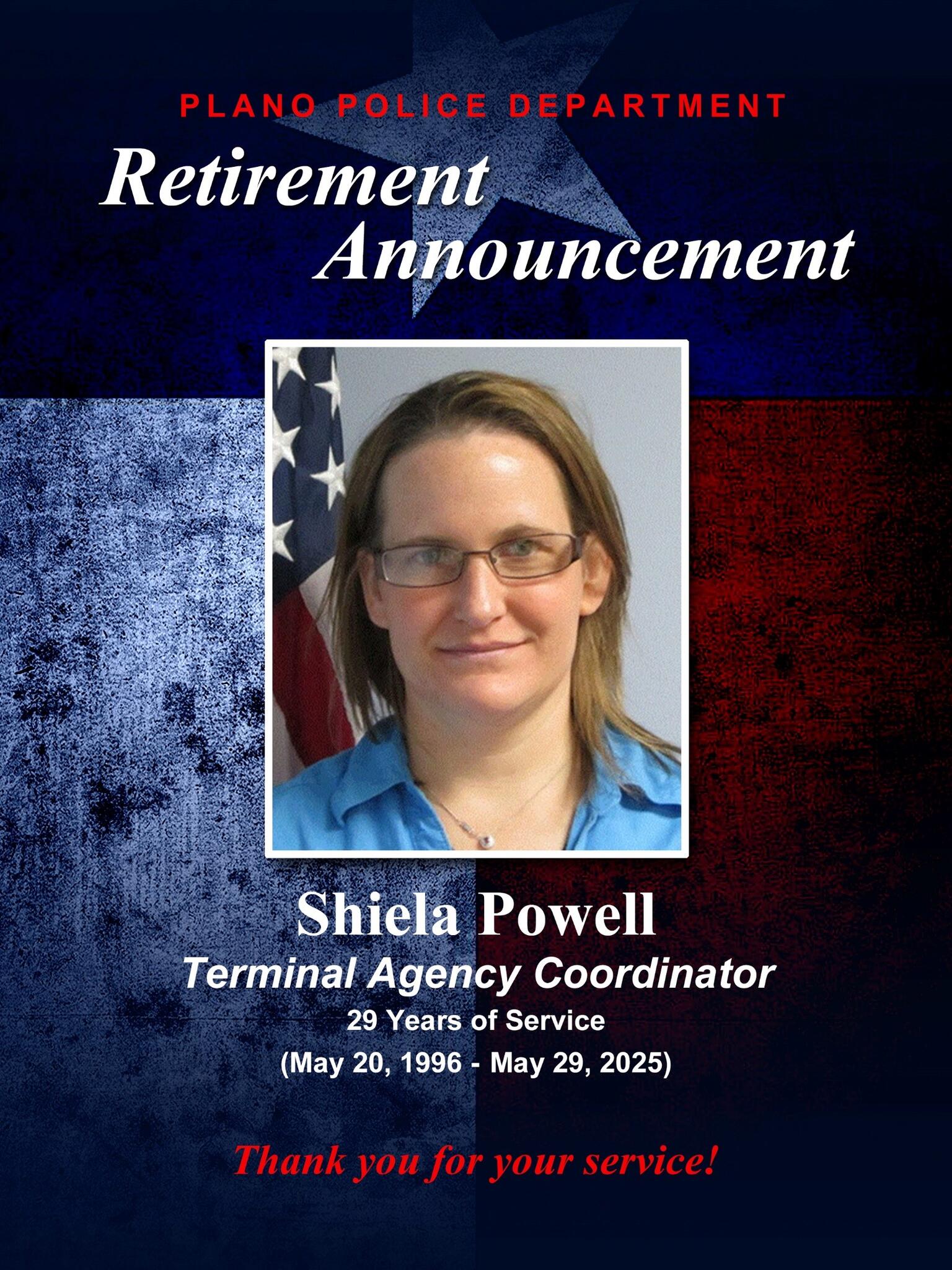 On May 29th, 2025, Sheila Powell retired after over 29 years of ...