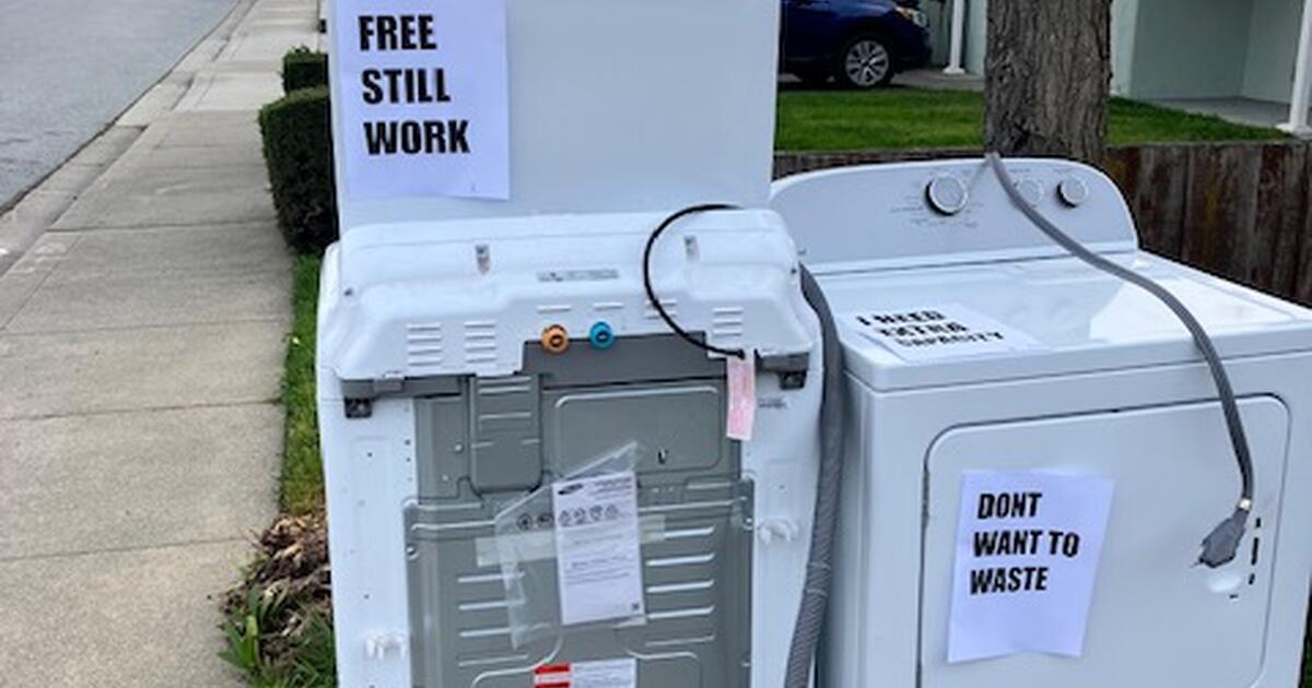 Working washer and dryer for Free in Burlingame, CA | For Sale & Free ...