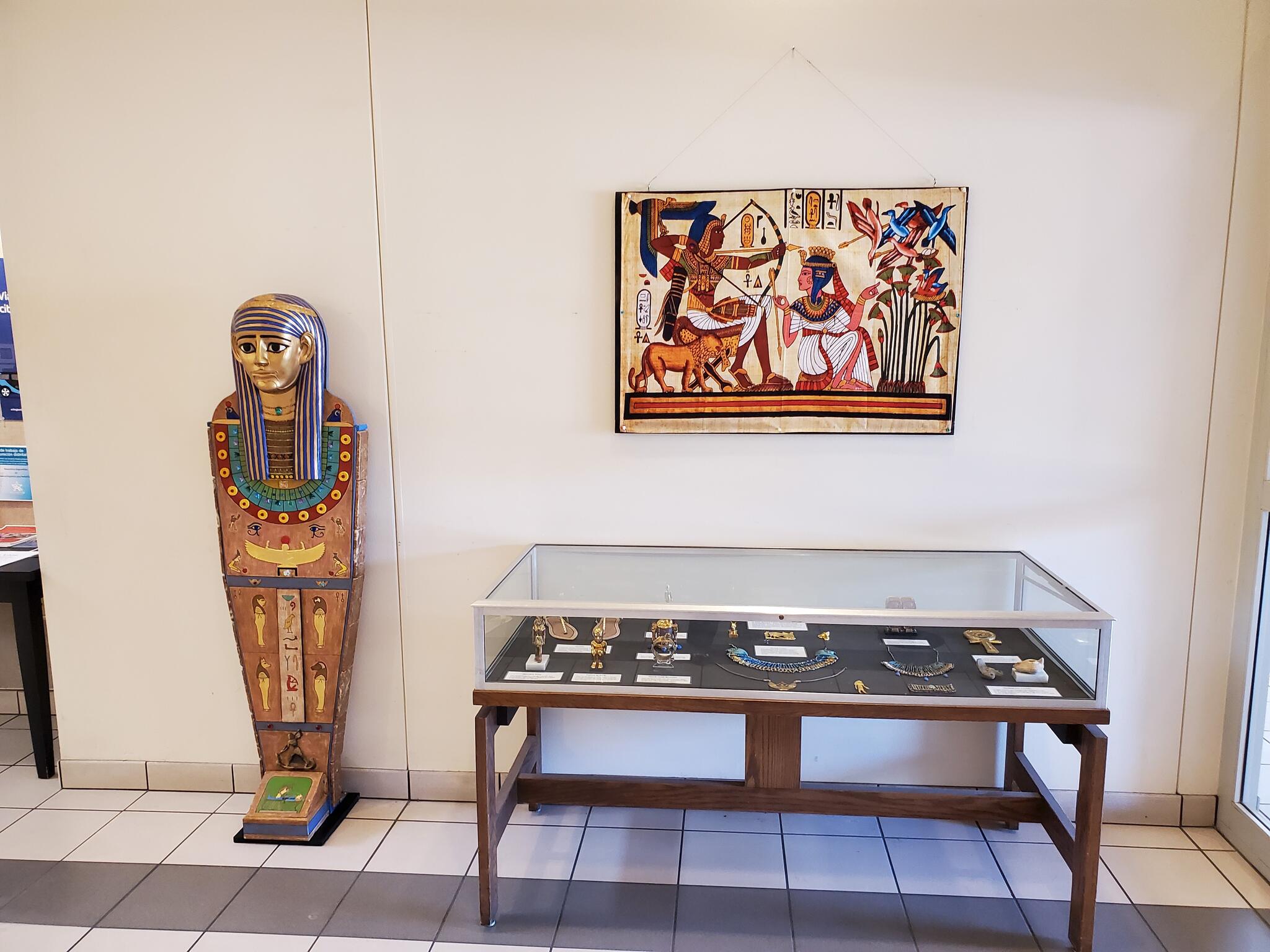 Southeast Library King Tut Display! (Arlington Public Library ...