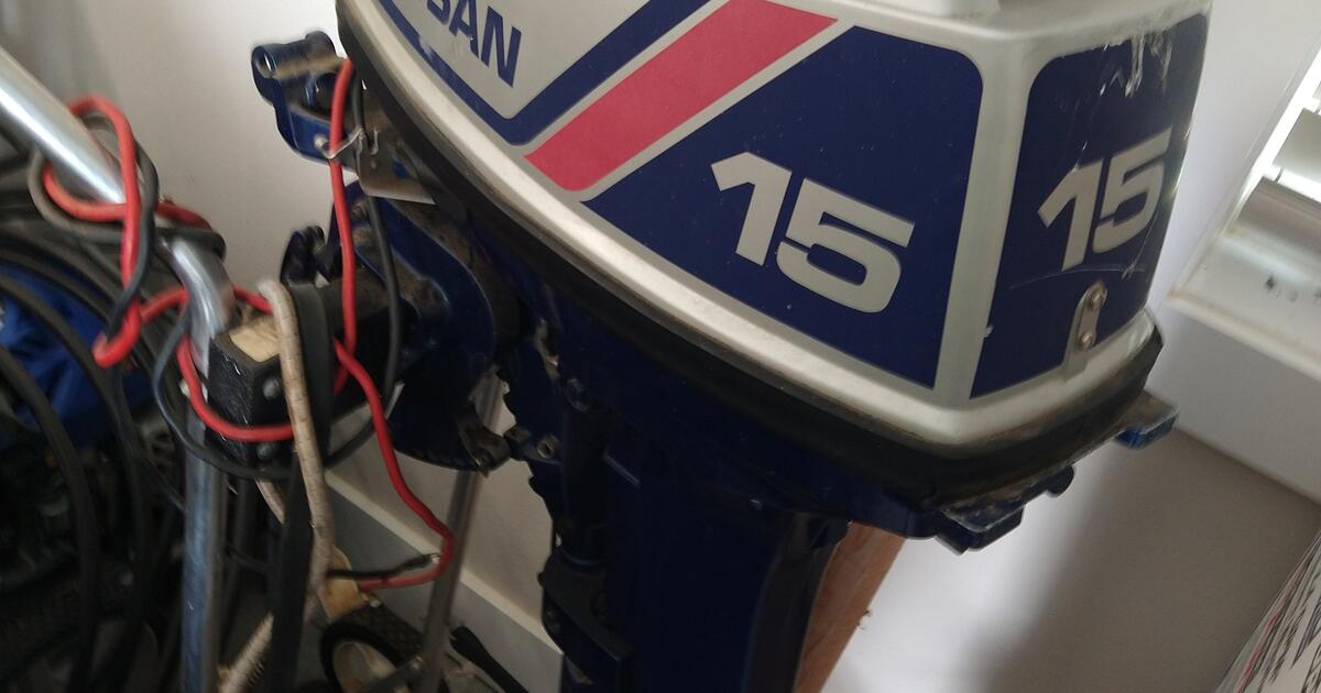 Nissan Outboard Motor NS 15 Long Shaft/ Nissan Remote Control Box for ...