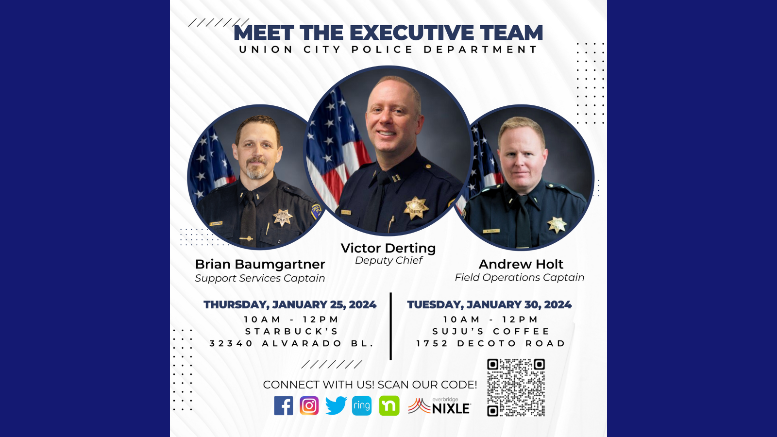 Please Join us in congratulating our newly appointed Deputy Chief ...