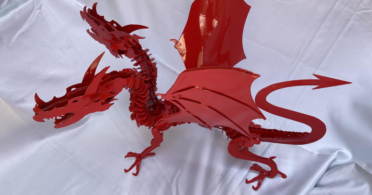 Dragon-Two Headed-Red Metal for $500 in Sunnyvale, CA | Finds — Nextdoor
