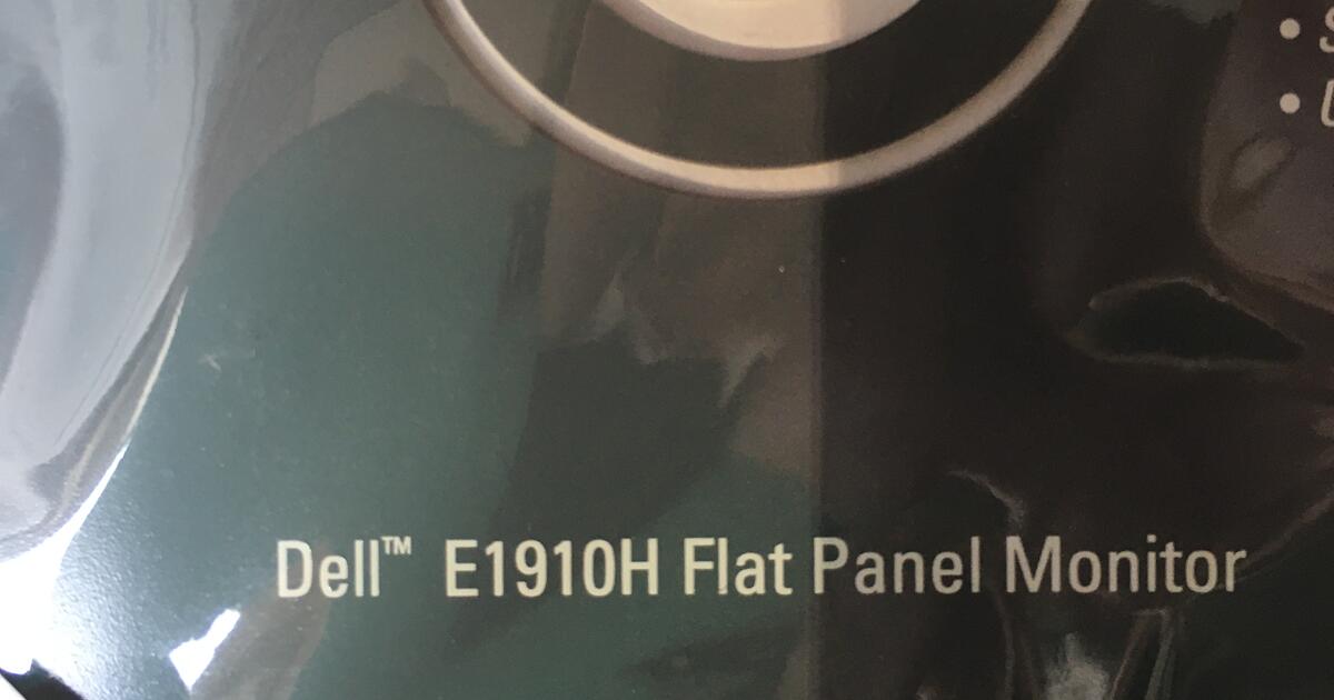 Dell E1910H flat panel monitor for Free in Piedmont, CA | For Sale ...