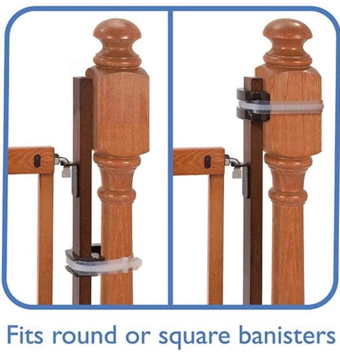 Summer banister to banister universal adapter mounting kit for pet and ...