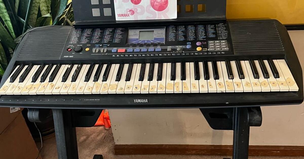 Yamaha PSR 190 keyboard for $50 in Indianapolis, IN | Finds — Nextdoor
