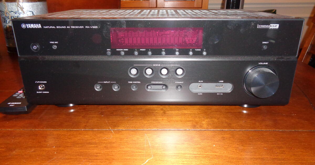 Yamaha RX-V385 AV Receiver for $75 in Magnolia, TX | For Sale & Free ...