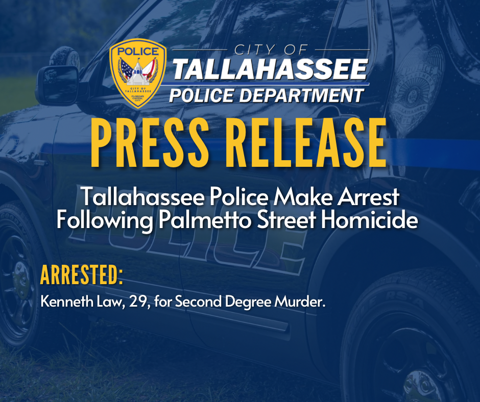 The Tallahassee Police Department (TPD) has arrested one individual in ...