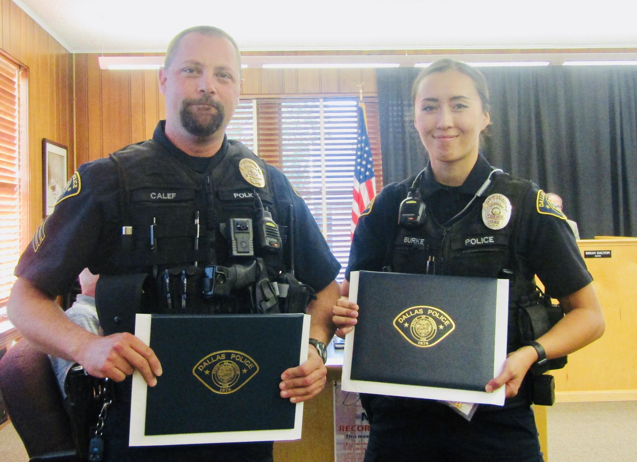 Dallas Officers Receive Life Saving Award (Dallas, Oregon Police ...