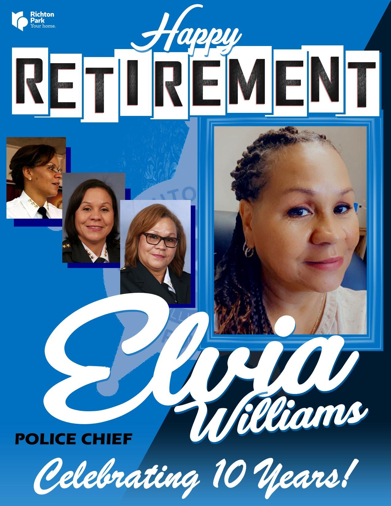 Happy Retirement Police Chief Williams! (Village of Richton Park ...