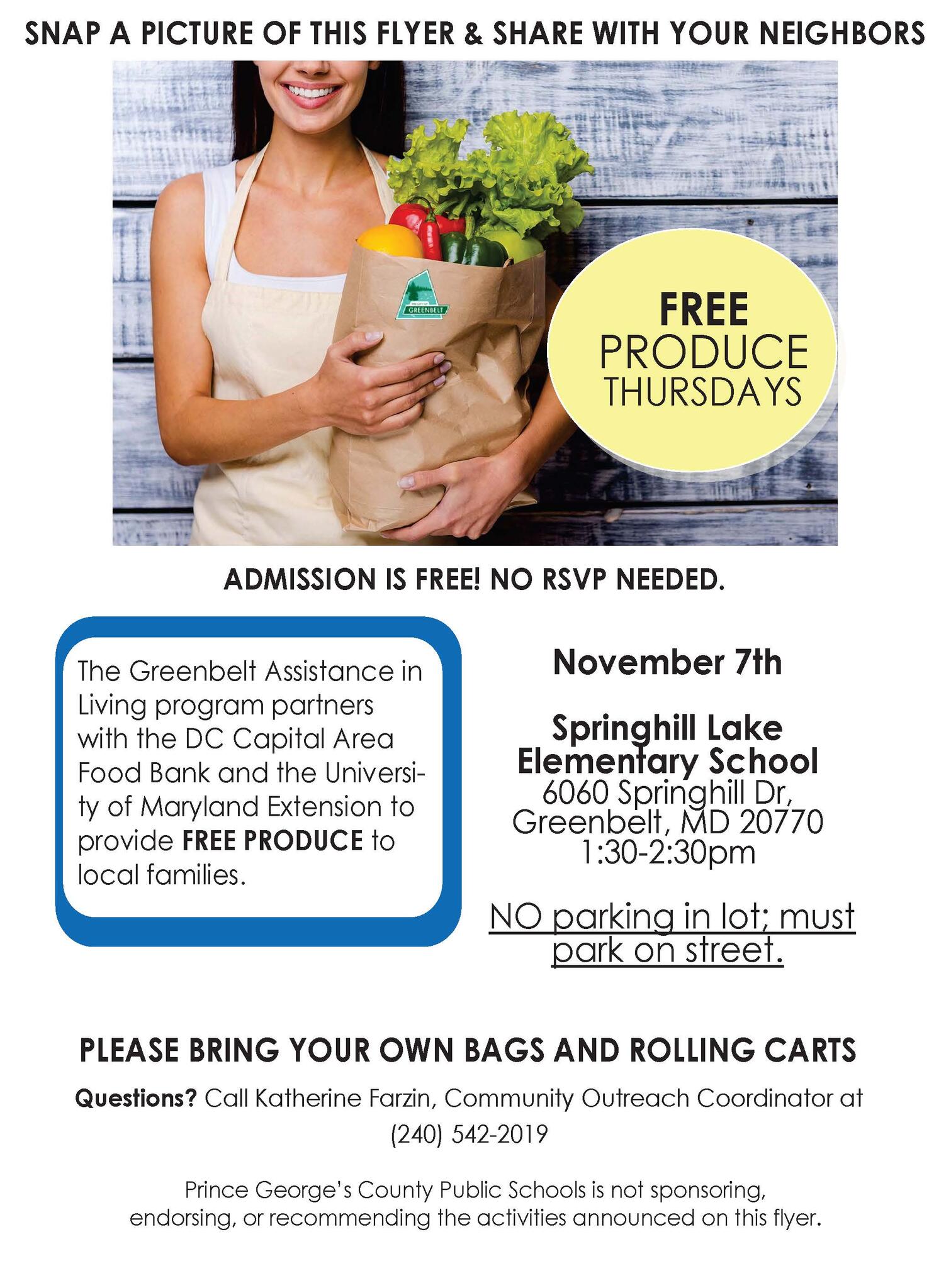 FREE Produce Distribution (City of Greenbelt) — Nextdoor — Nextdoor