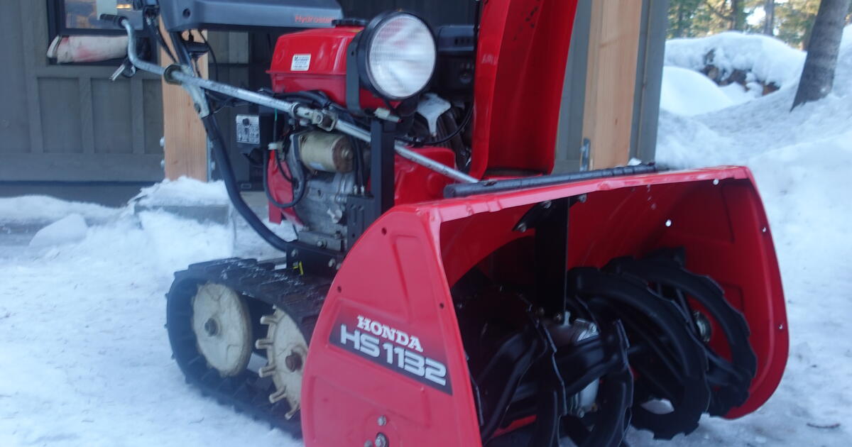 Honda HS1132 Snowblower Electric Start (Serviced) for $2400 in Soda ...