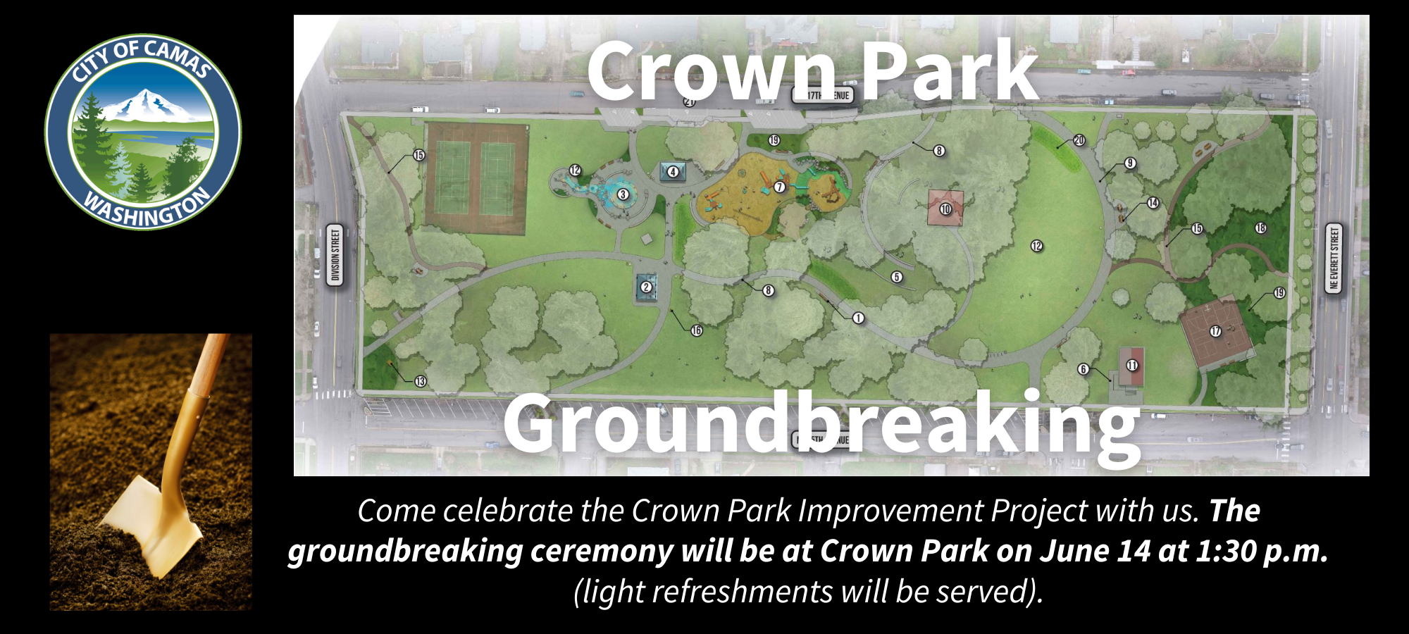 Crown Park is getting refreshed. (City of Camas) — Nextdoor — Nextdoor