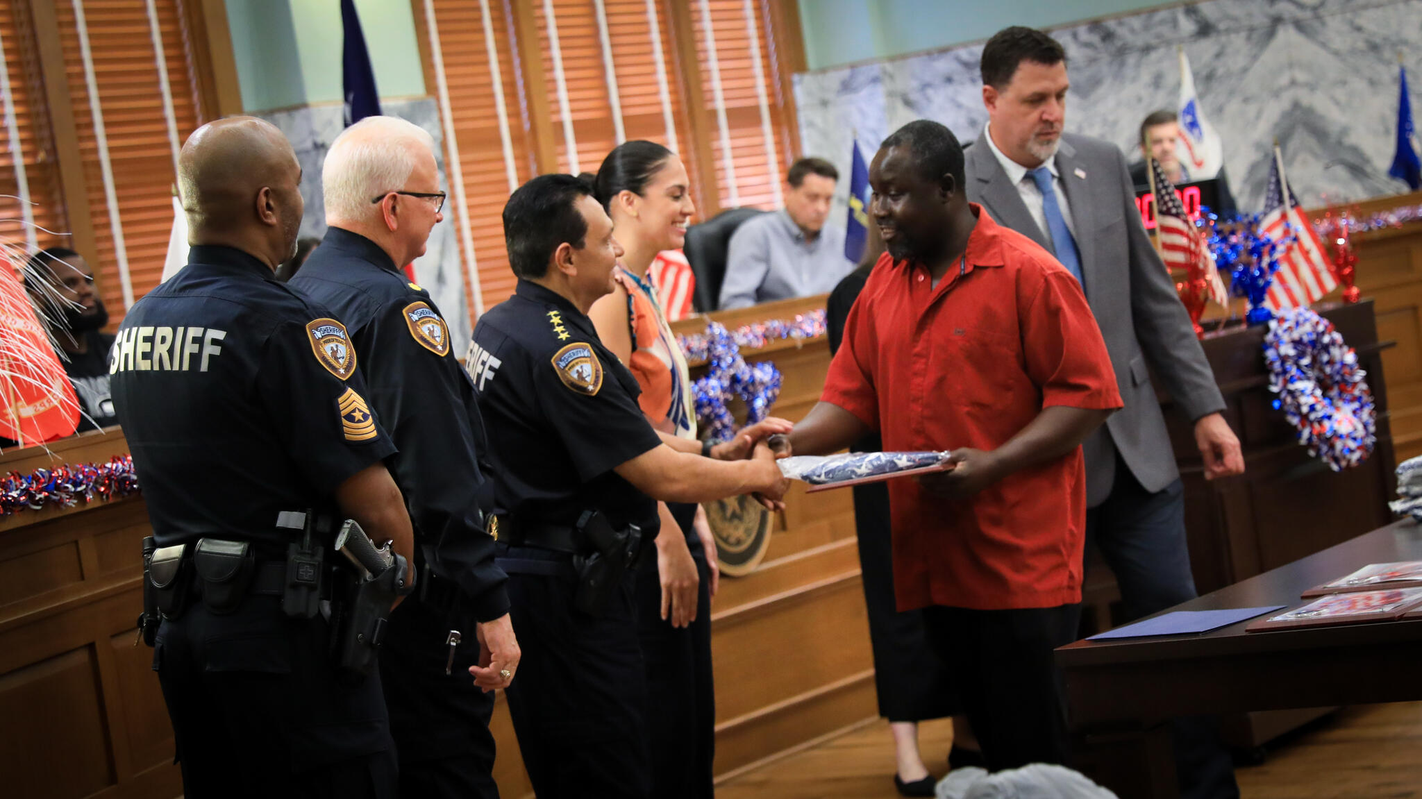 Sheriff Ed Gonzalez and the Harris County Sheriff's Office were honored ...