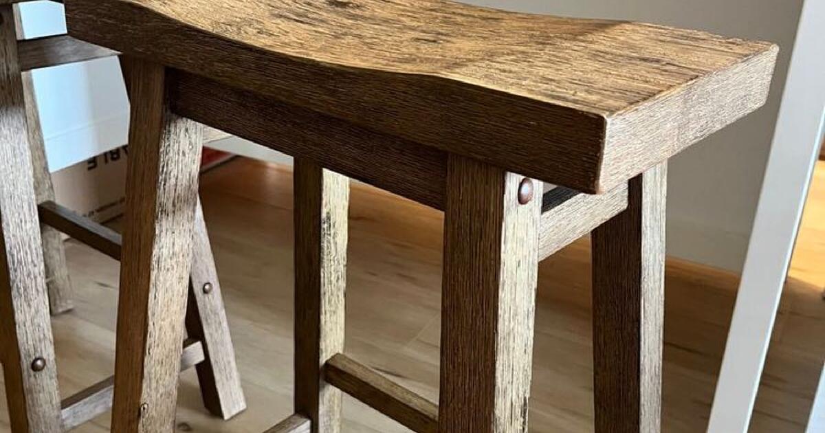Solid wood counter stools for $50 in Seattle, WA | For Sale & Free ...