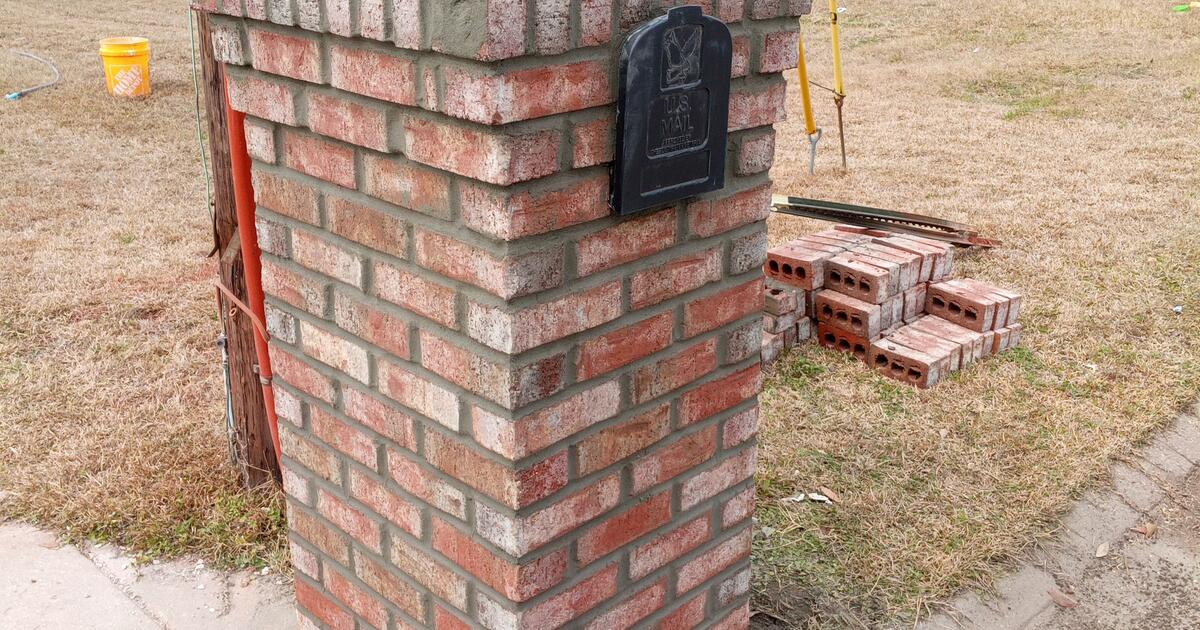 Brick Mailbox Post for $100 in Moss Point, MS | For Sale & Free — Nextdoor