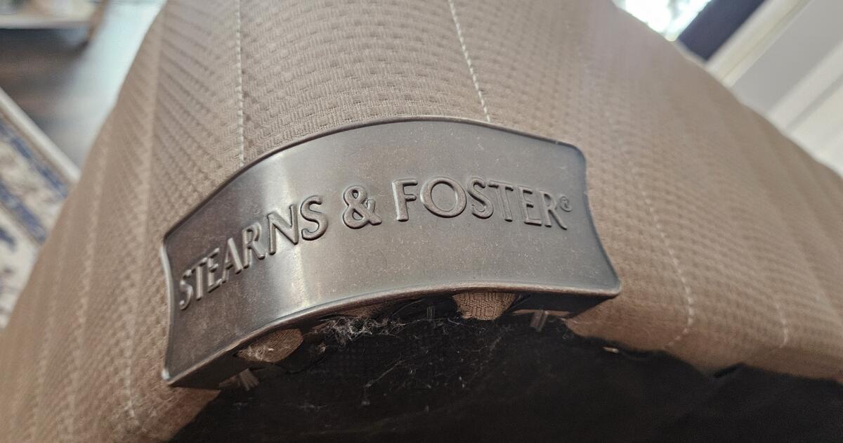 STEARNS & FOSTER QUEEN SIZE BOX SPRINGS ONLY, NO MATTRESS for Free in ...