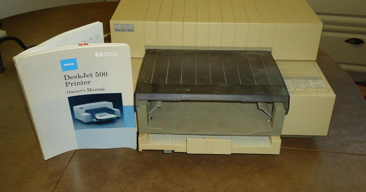 HP Desk Jet 500 Printer black & white for Free in Sacramento, CA ...