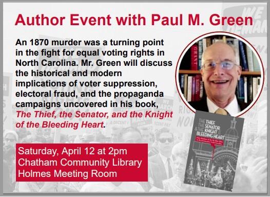 Join us for an insightful discussion about the 1870 murder of NC ...