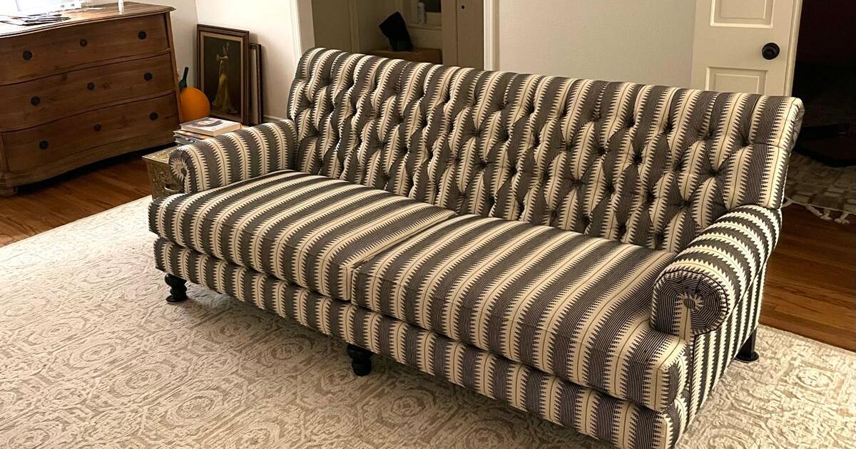 Custom luxury sofa, very gently used for $1200 in Dallas, TX | For Sale ...