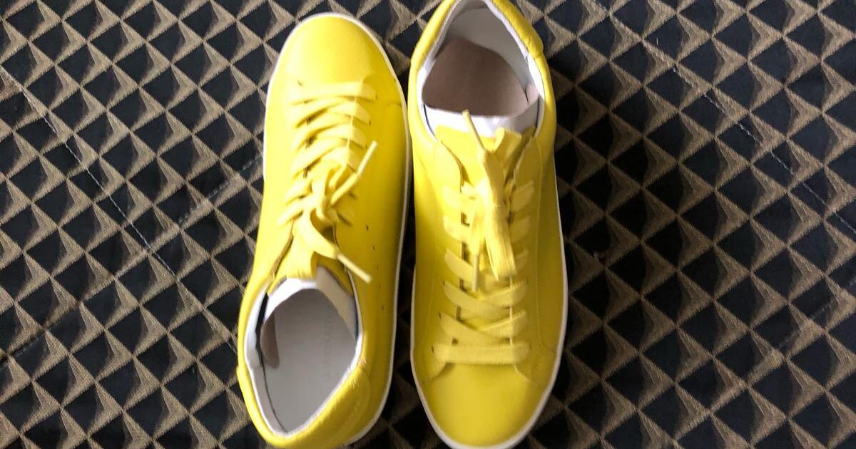 Yellow snickers-Banana Republic Leather brand new for $55 in Seabrook ...