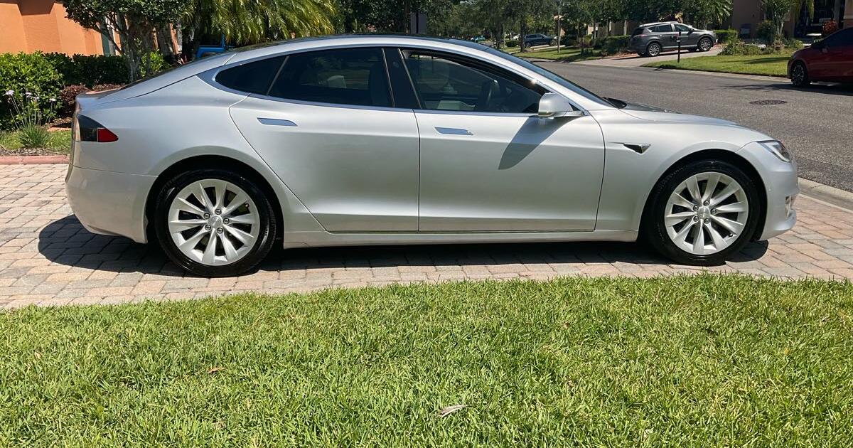 Tesla, Model S, Hatchback, automatic, electric with garage charger for ...