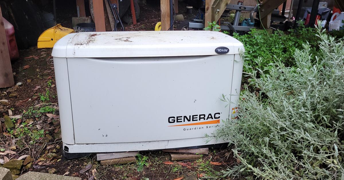 Generac 10kw Standby Generator - Needs Rings for Free in Felton, CA ...
