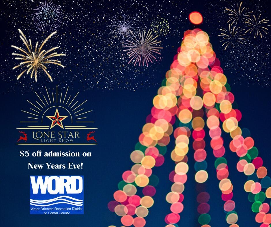 🌟🎆🕛 Get ready to celebrate the final night of the Lone Star Light Show ...