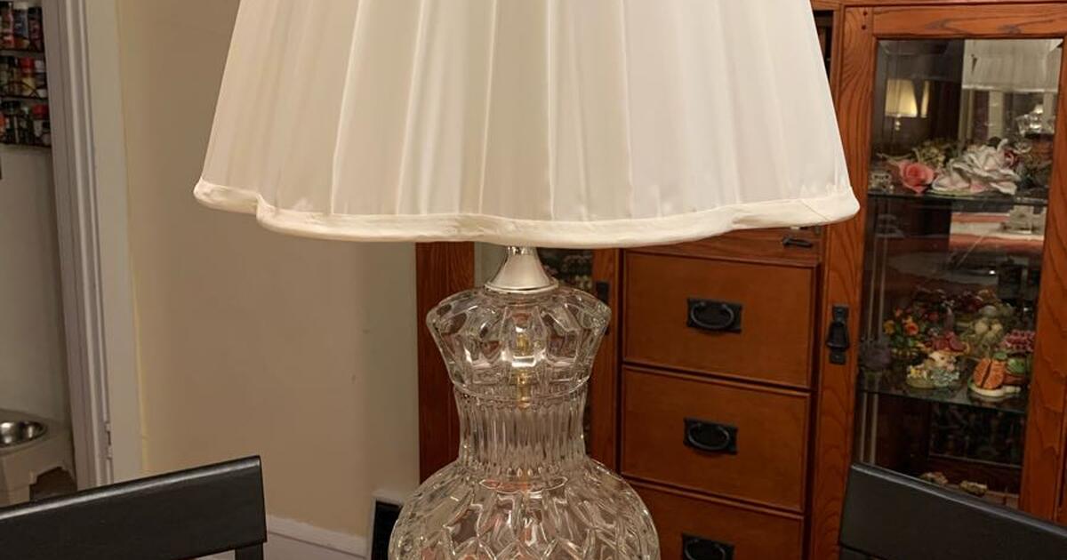 Zajecar Yugoslavian Crystal Table Lamp 24% Lead for $50 in Appleton, WI ...