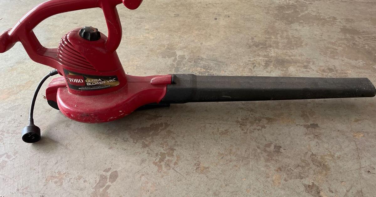 Toro ultra blower vac electric for Free in Cockeysville, MD | For Sale ...