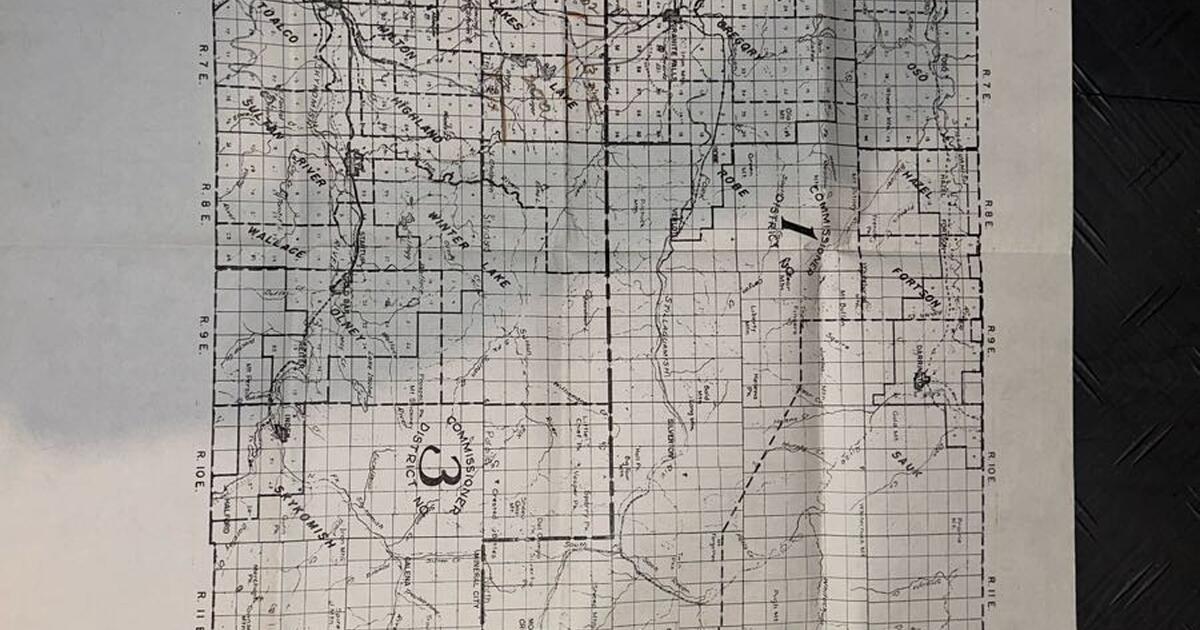 Lake Roesiger and Snohomish area maps for sale for $20 in Marysville ...