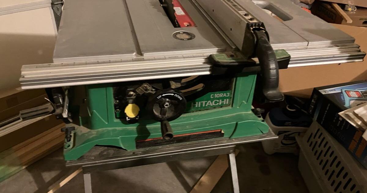 Hitachi table saw with stand PENDING for Free in Las Cruces, NM | For ...