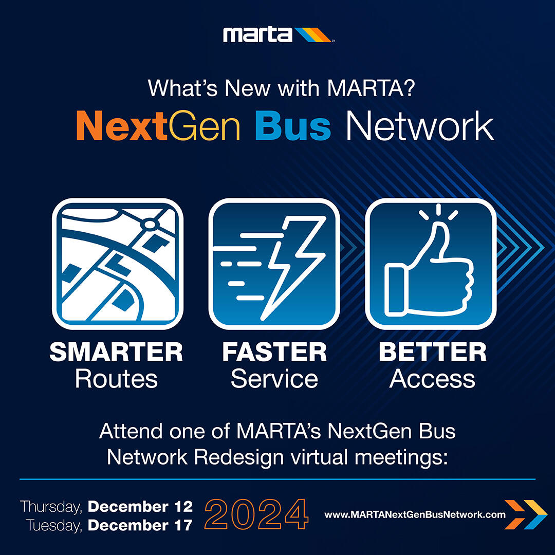 MARTA is advancing its NextGen Bus Network, a strategic redesign of ...