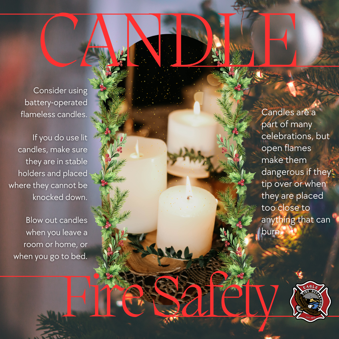 Candles add warmth and charm to holiday celebrations, but they can also ...