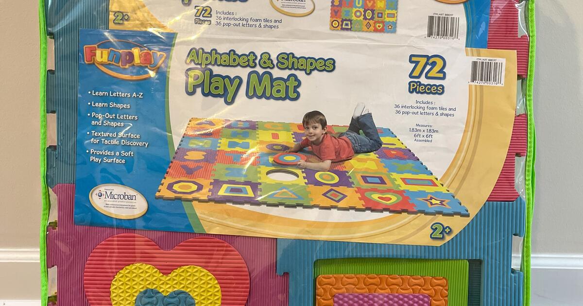 Play Mate Alphabet and Shapes 6ftX6ft for $15 in 16715 Onward Dr ...