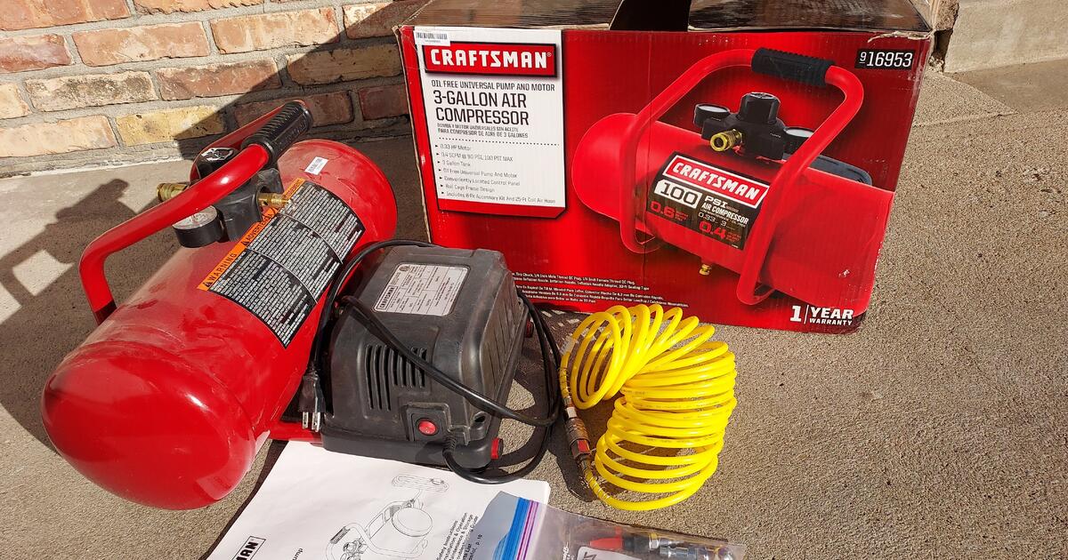 Craftsman 3 gal 120v Air Compressor for $85 in Omaha, NE | For Sale ...