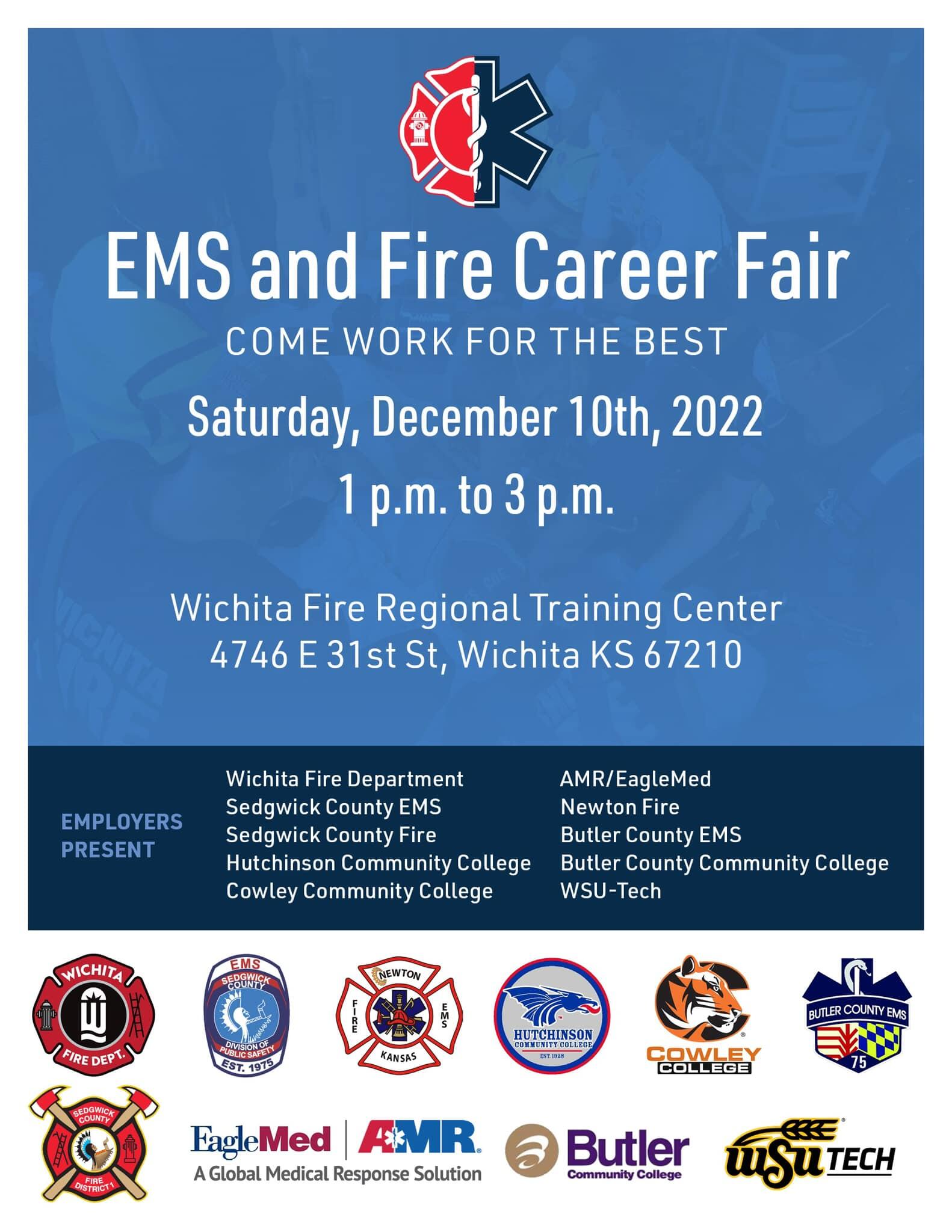 EMS & Fire Career Fair (Wichita Fire Department) — Nextdoor — Nextdoor