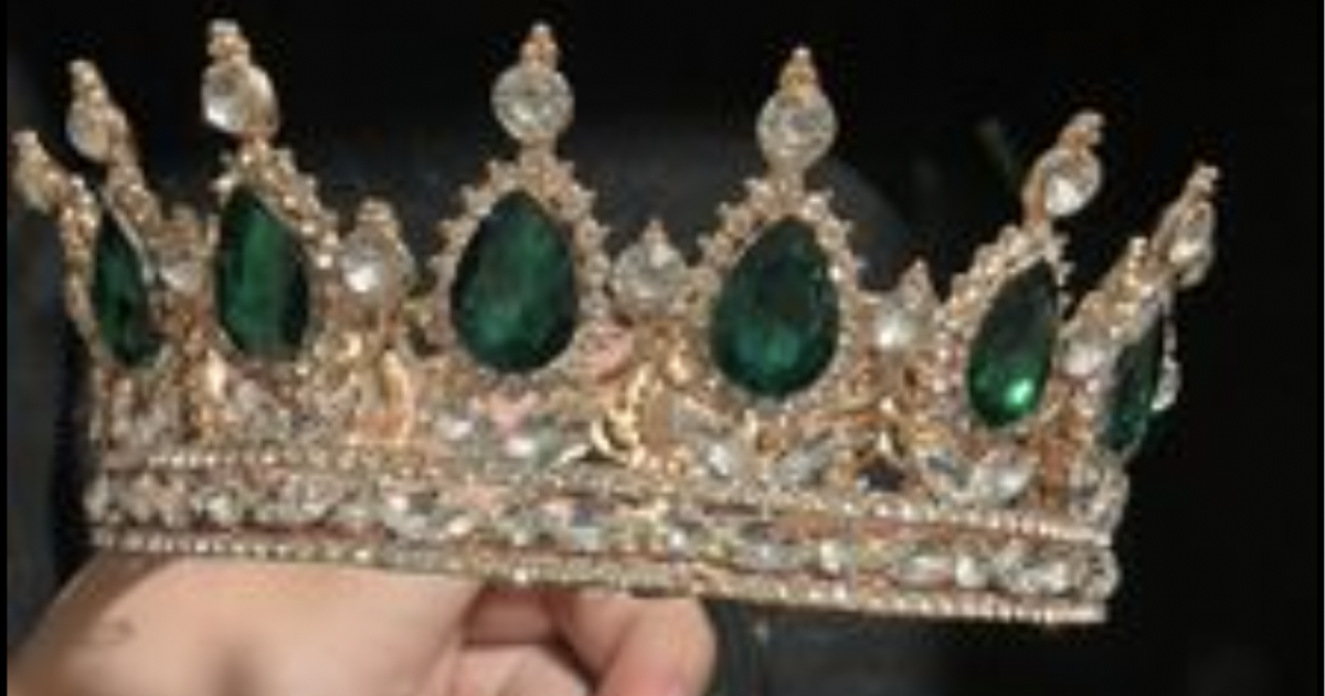 Gold Crown with Emerald and Zirconium Stones for $70 in Howell, MI ...