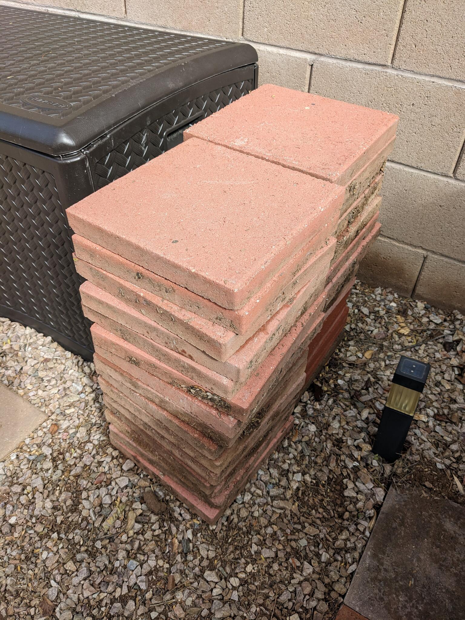 12x12 Red Pavers for Free in Vail, AZ | For Sale & Free — Nextdoor