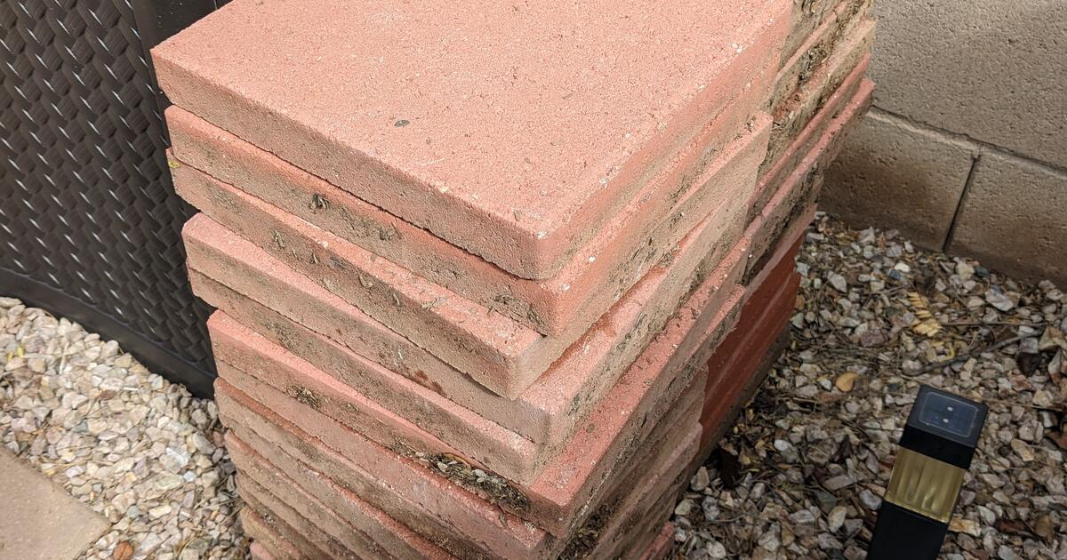 12x12 Red Pavers for Free in Vail, AZ | For Sale & Free — Nextdoor