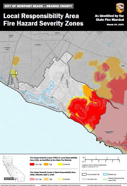 Updated Fire Hazard Severity Zone maps from the State of California are ...