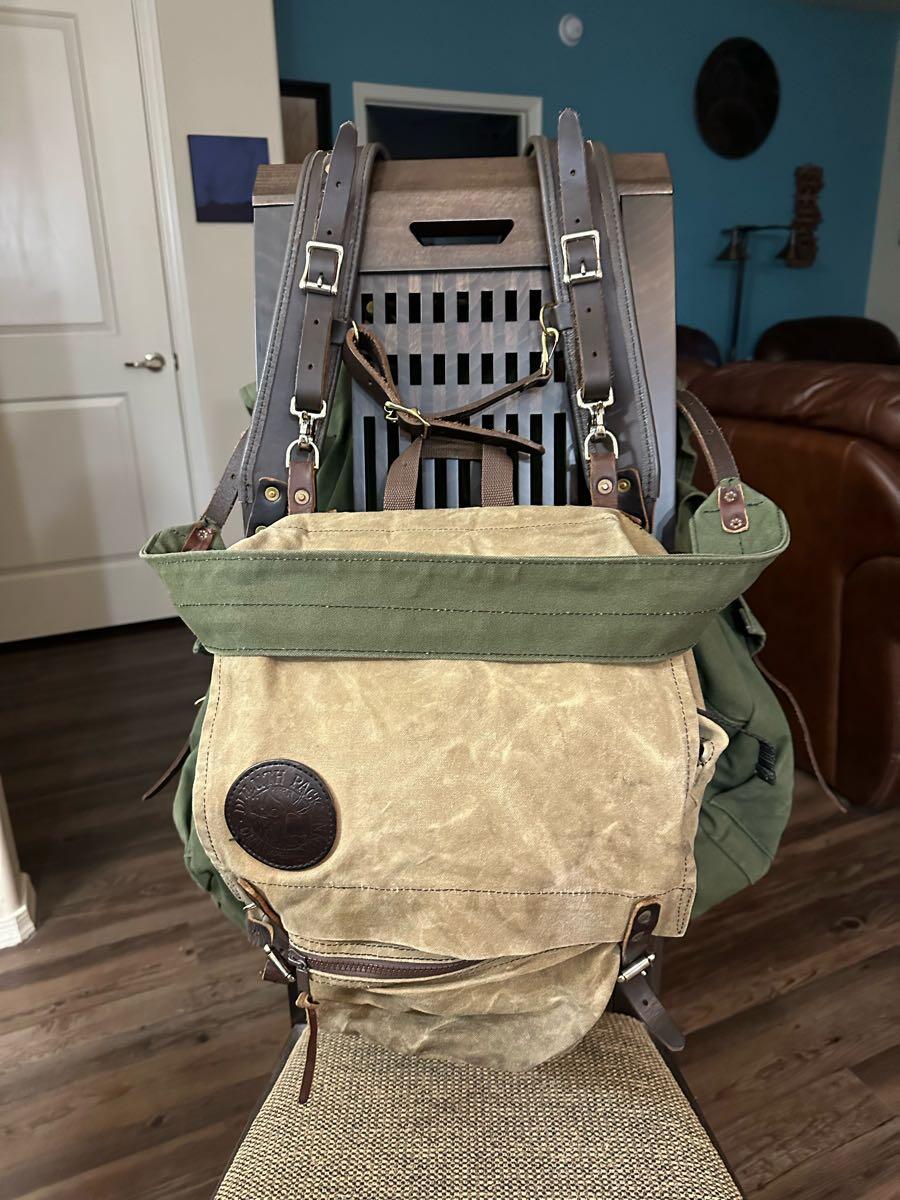Duluth Pack #4 Monarch Pack - 79L (Olive Drab) / Duluth Front Portage ...