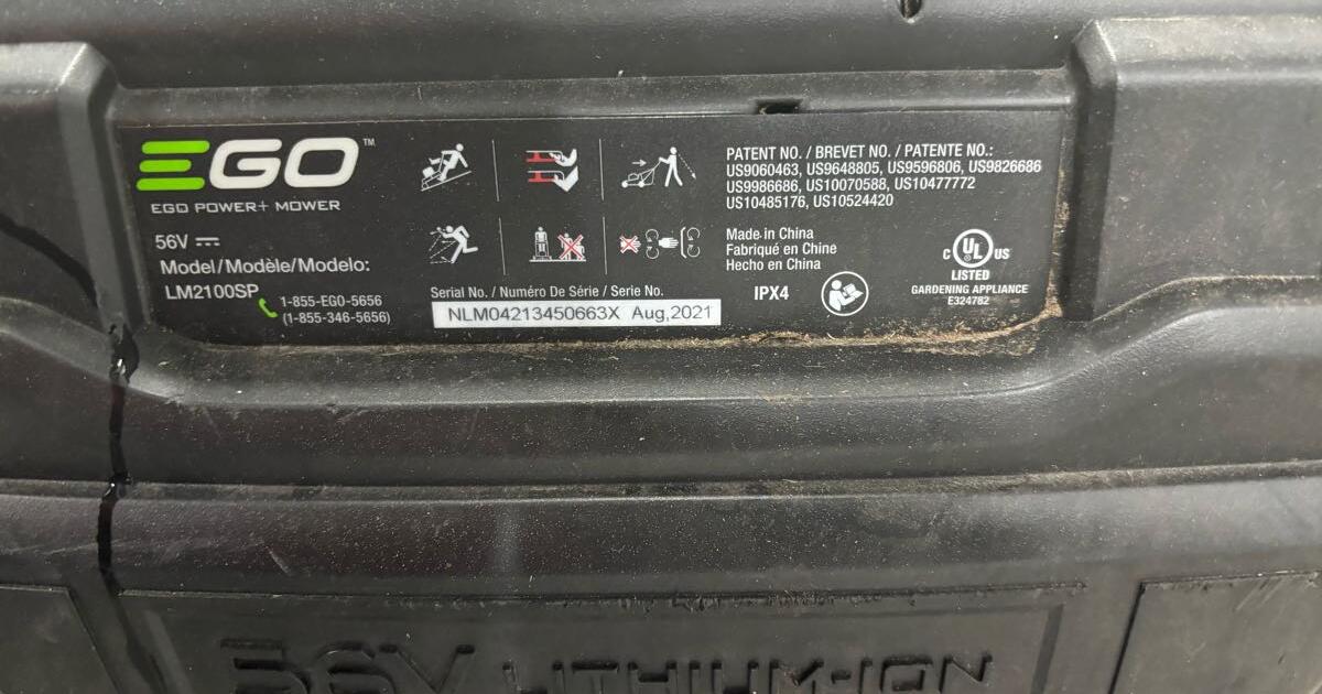 EGO LM2100SP self propelled lawn mower for $300 in Carolina Shores, NC ...